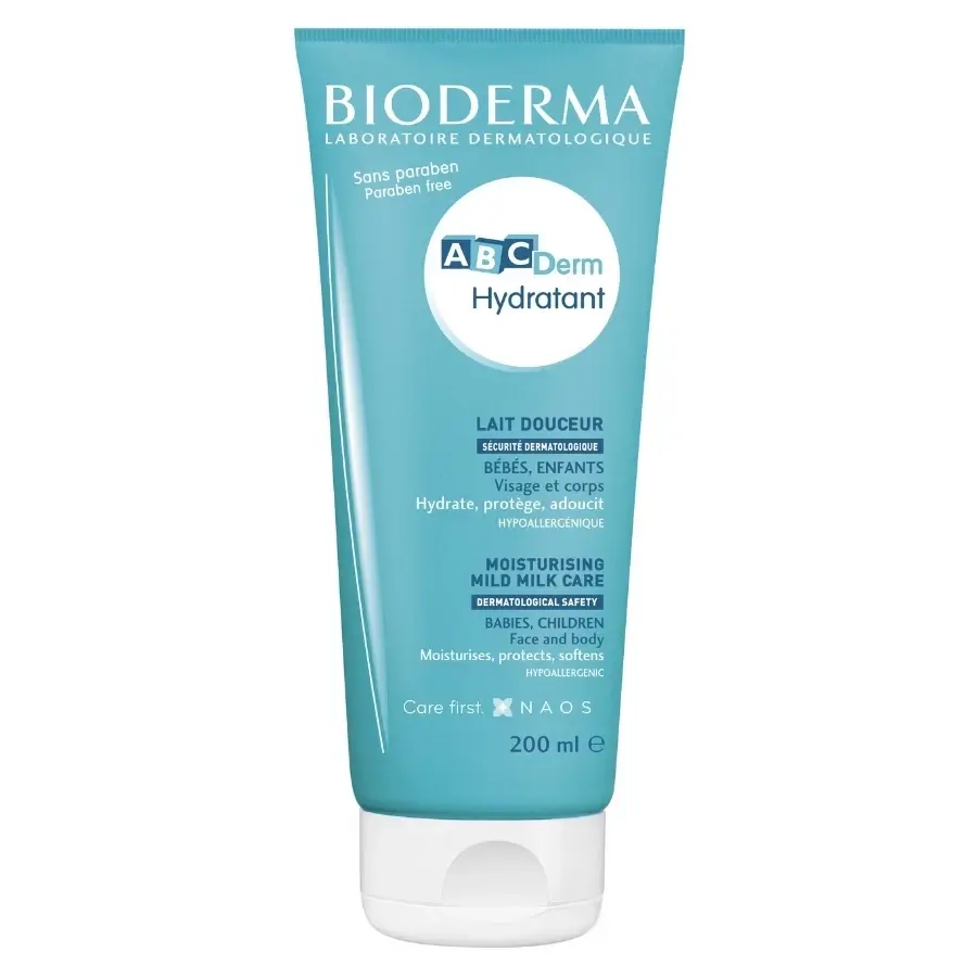 BIODERMA ABCDerm Hidratantno Mleko za Lice i Telo 200 mL