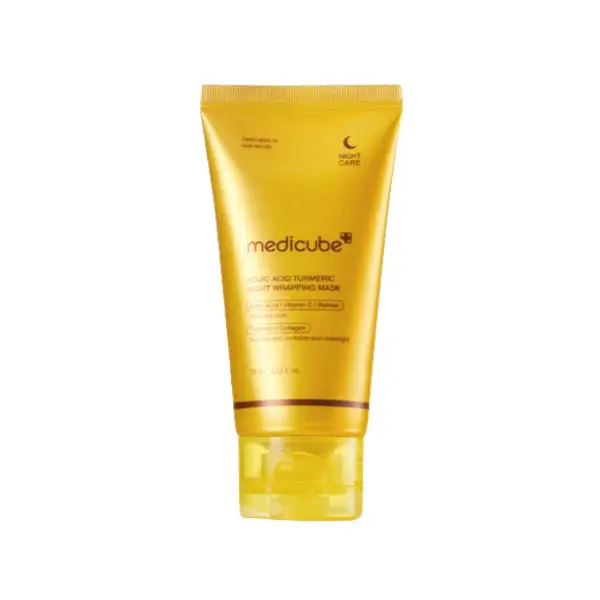 Medicube Maska za lice Kojic Acid Turmeric Night Wrapping Mask, 75 ml