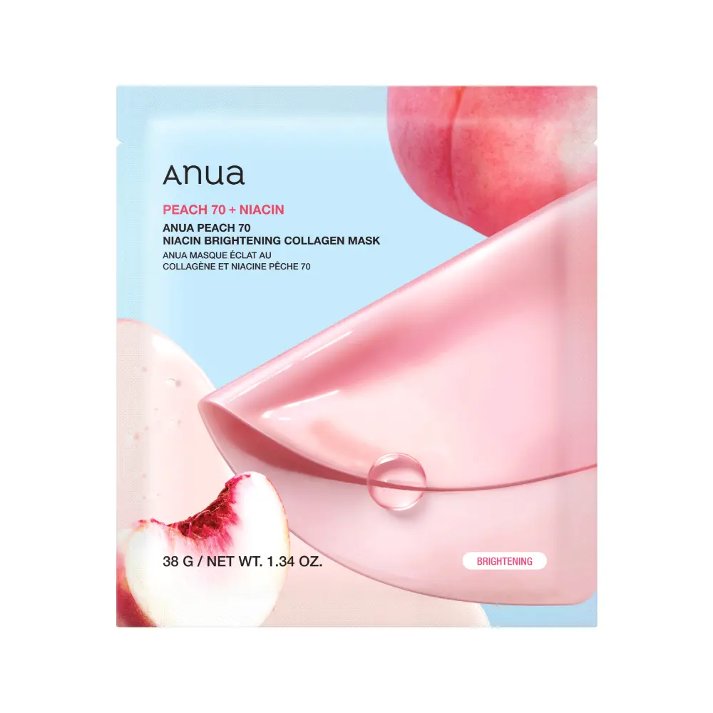 Anua Maska za lice Peach 70 Niacin Brightening Collagen Mask, 1 komad