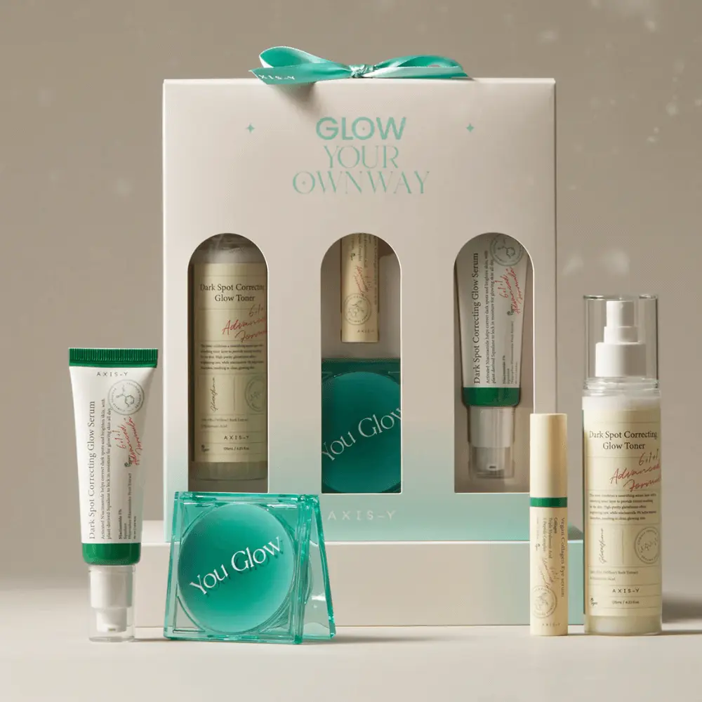 Axis-Y Set za negu lica Glow Your Ownway Set, 4 komada