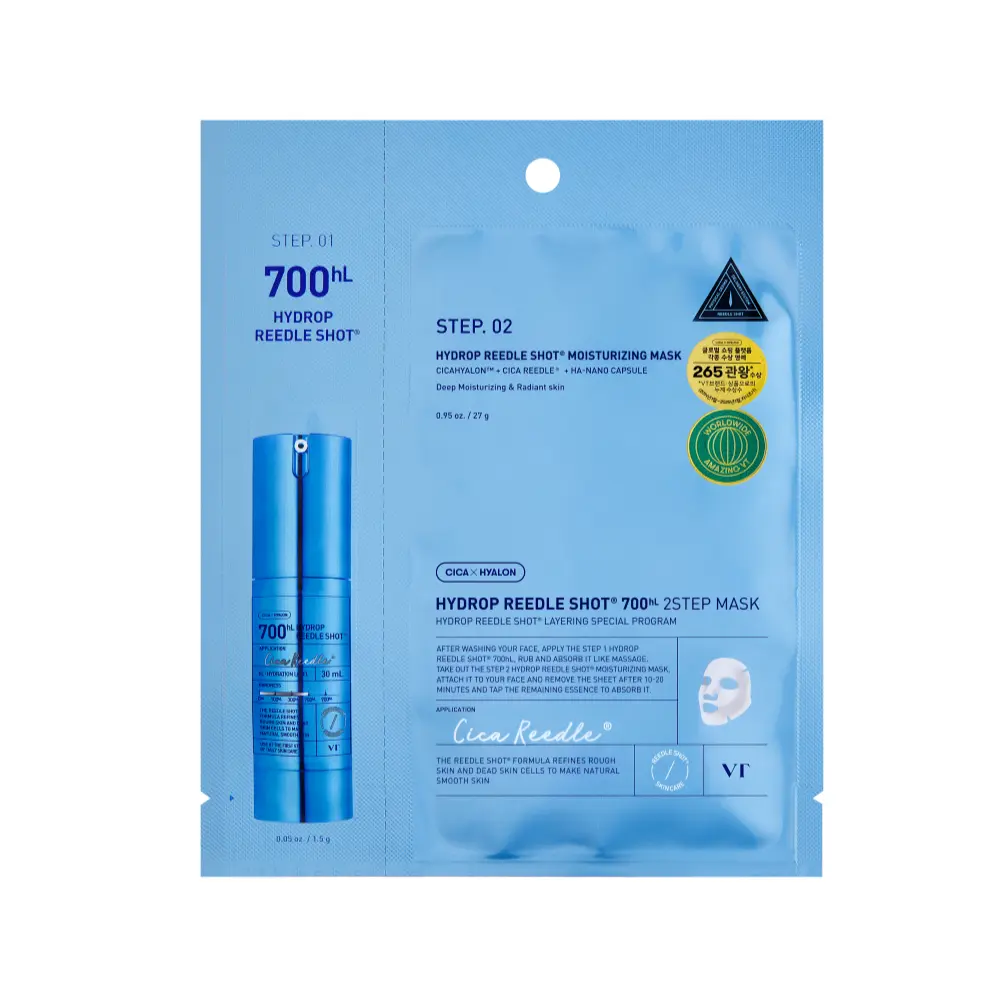 VT Cosmetics Maska za lice Hydrop Reedle Shot 700hL 2 Step Mask