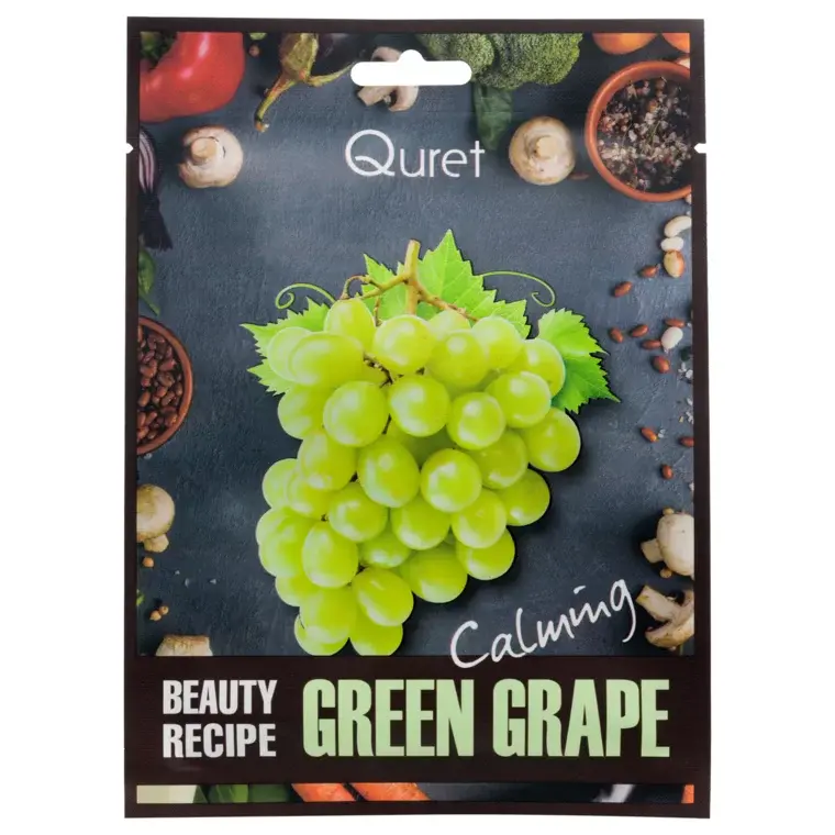 Quret Sheet maska Beauty Recipe Green Grapes