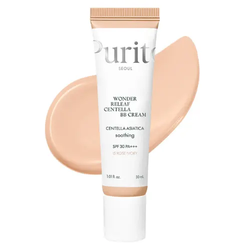 Purito Seoul BB krema za lice Wonder Releaf Centella BB Cream 15 Rose Ivory, 30ml