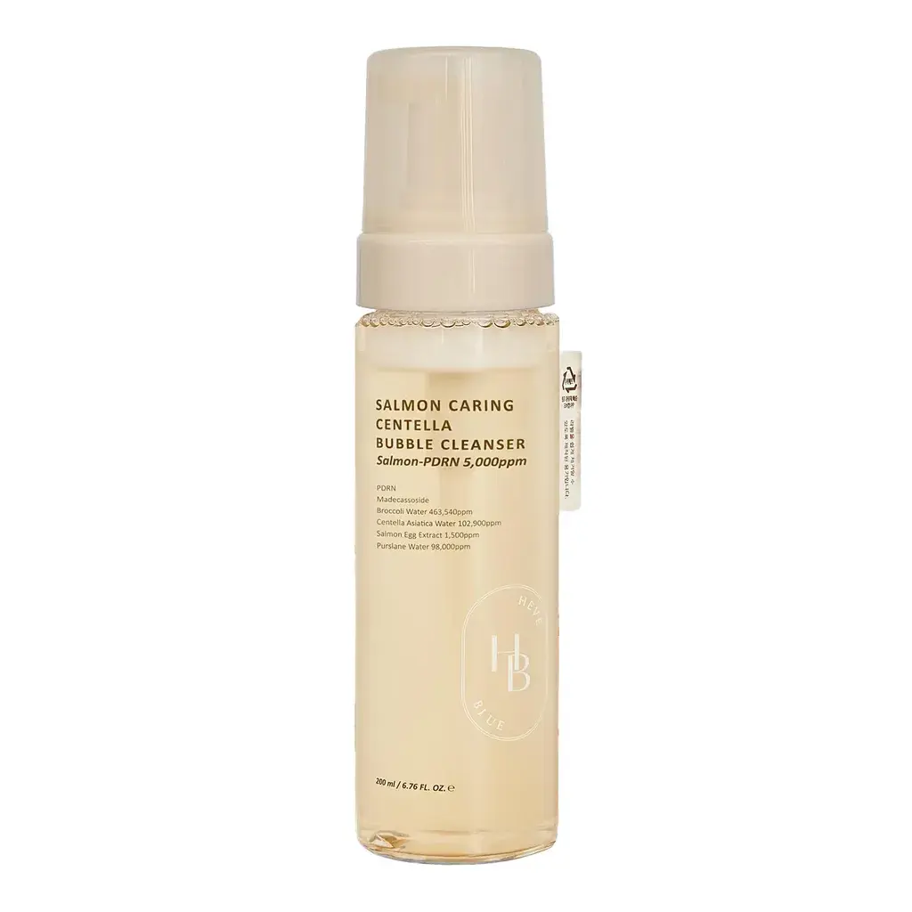 Heveblue Penušavi gel za čišćenje lica Salmon Caring Centella Bubble Cleanser, 200ml
