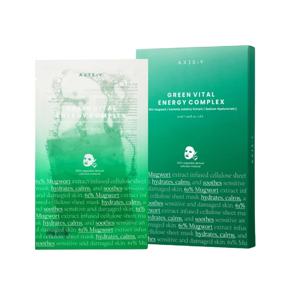 Axis-Y Maska za lice 61% Green Vital Energy Complex Mask, 5 komada