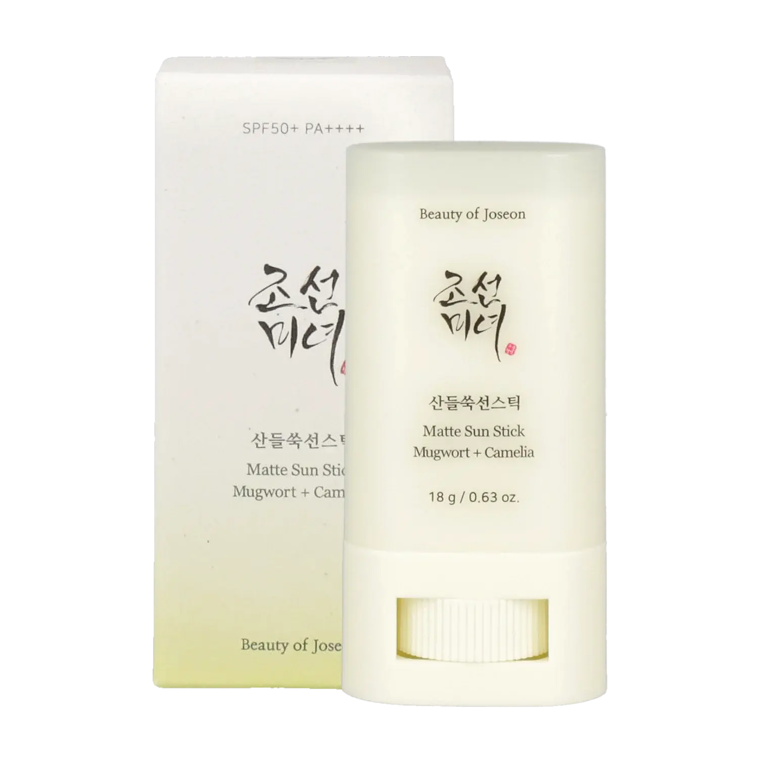 Beauty of Joseon Matte Sun Stick Mugwort Camelia, 18g