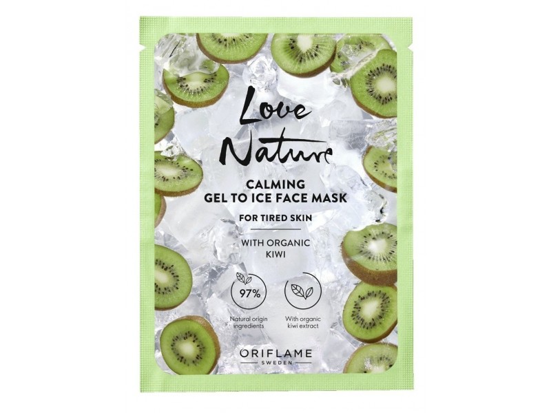 LN Calming Gel to Ice maska za lice s org.kivijem