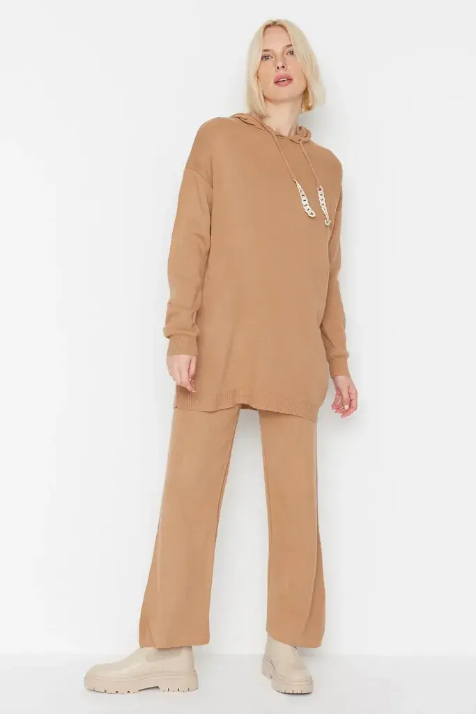 Trendyol Modest Ženski komplet Tctaw23Us00117, Bež