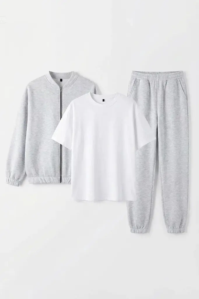 Trendyol Milla Ženski set TWOAW26EM00018, Sivi