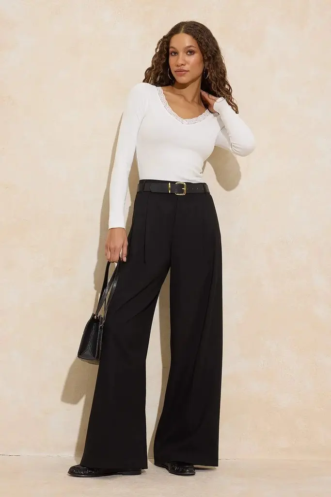 Trendyol Milla ženska bluza Twoaw24Bz00070, Ecru