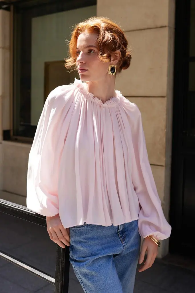 Trendyol Milla Ženska bluza, Roze