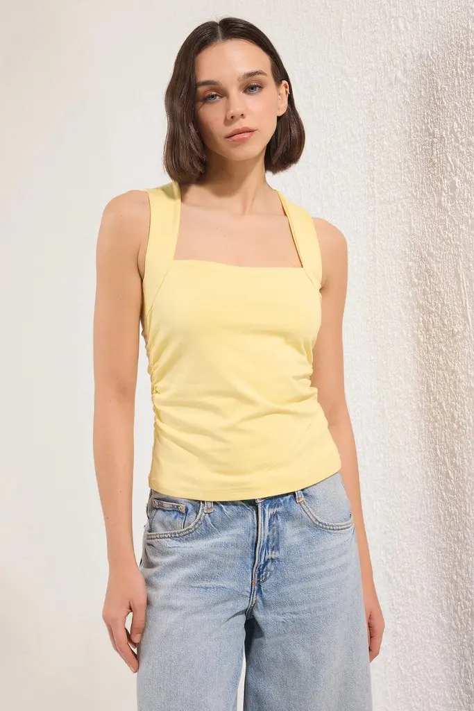 Trendyol Milla Ženska bluza, Žuta