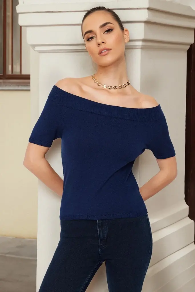 Trendyol Milla Ženska bluza TWOSS24KZ00010, Tamnoplavi