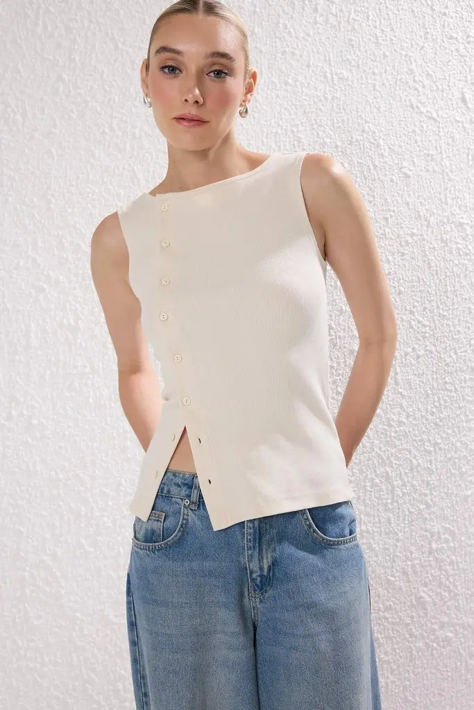Trendyol Milla Ženska bluza, Bež