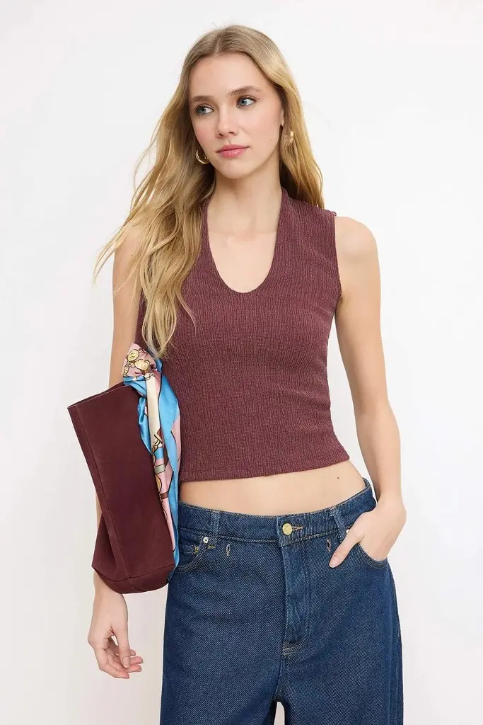 Trendyol Milla Ženska bluza, Ljubičasta