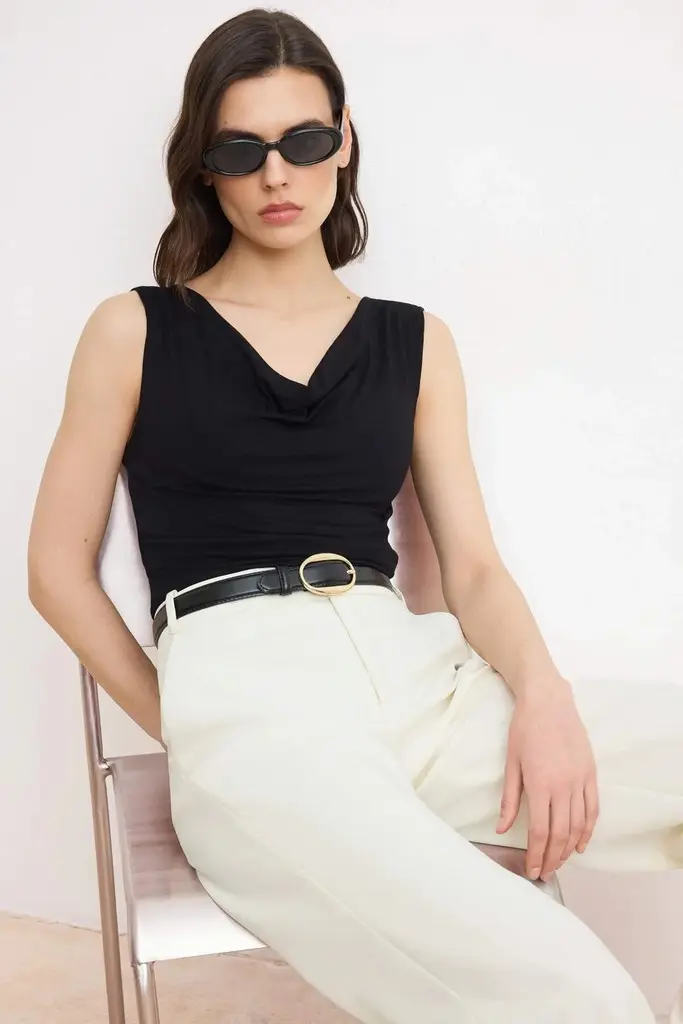 Trendyol Milla Ženska bluza, Crna
