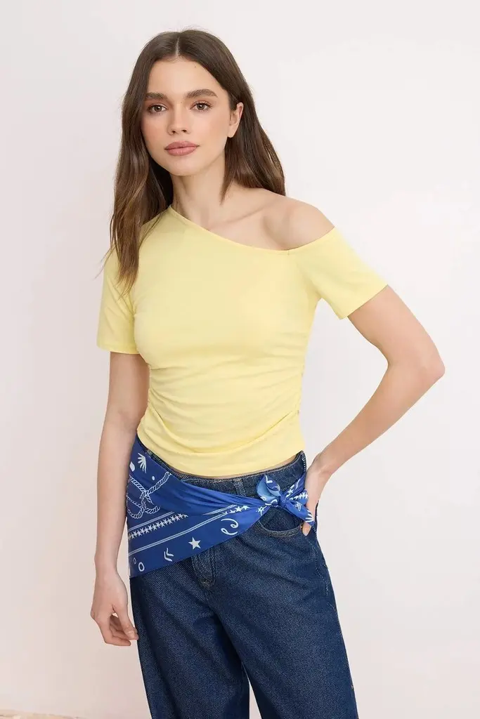Trendyol Milla Ženska bluza TWOSS24BZ00073, Žuta