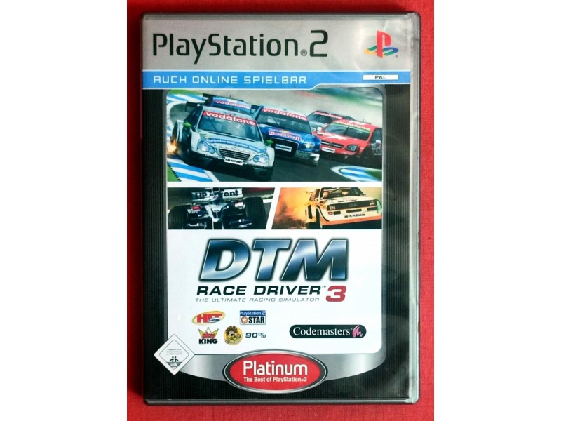 DTM Race Driver "Platinum 3 - PS2 Originalna Igra