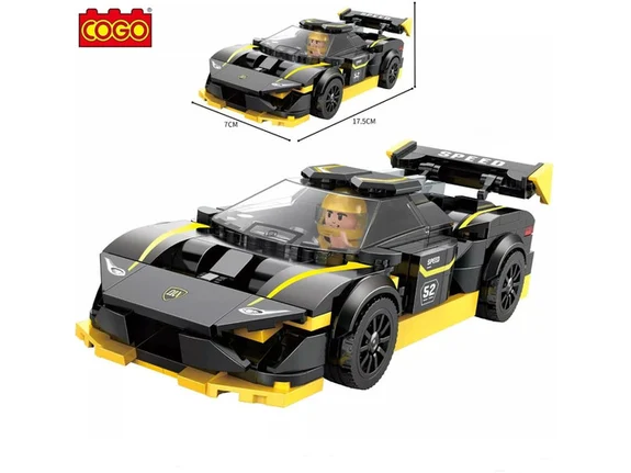 Cogo Trkački Auto-Crni