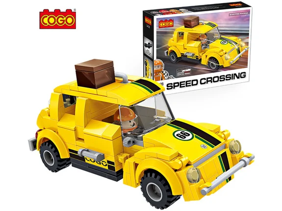 Cogo Trkački auto Žuti