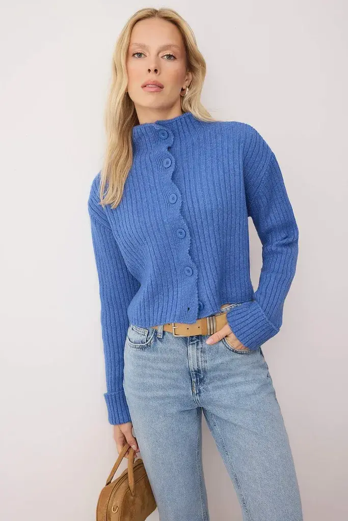 Trendyol Milla ženski duks Twoaw22Hi0174, plava