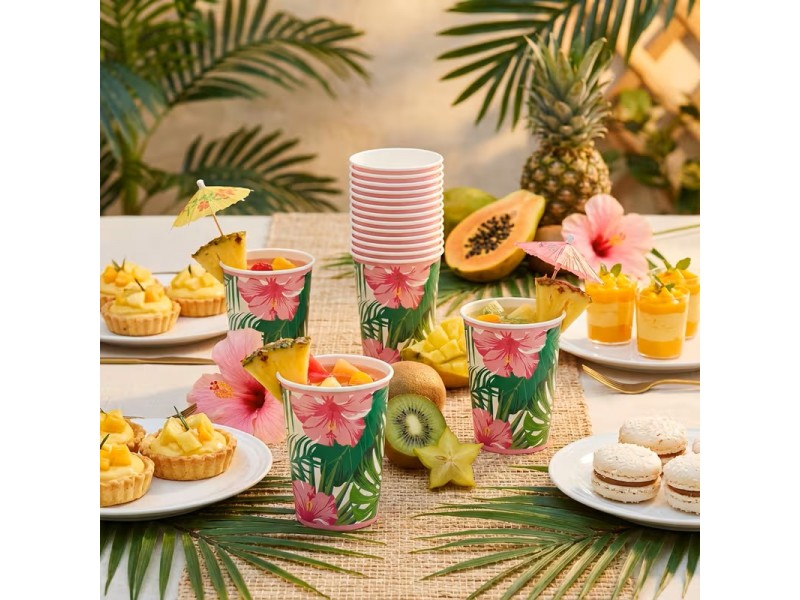 Jednokratne case Tropical - 10 kom NOVO