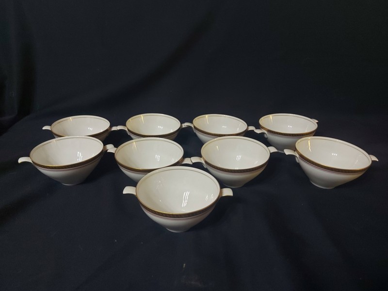 Vintage porcelanske šolje za supu,kompot JLMENAU