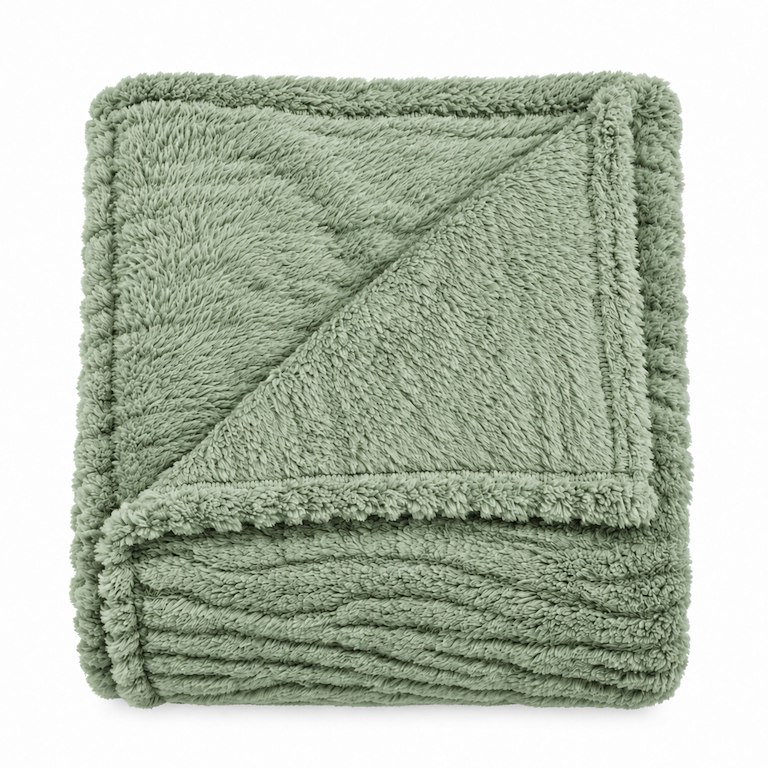 Ćebe SHERPA 150x200 - Green