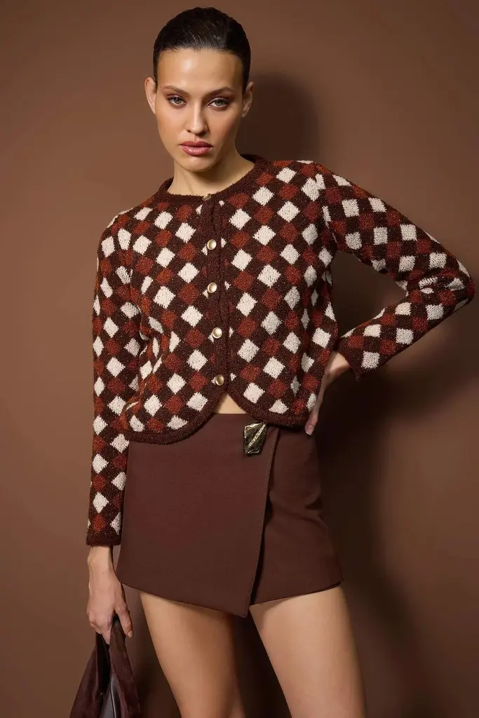 Trendyol Milla Ženska jakna Twoaw26Hi00239, smeđa