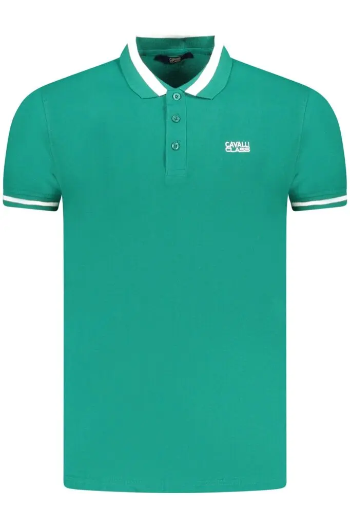 Cavalli Class Muška polo majica kratkih rukava TXT64RKB002, Zelena