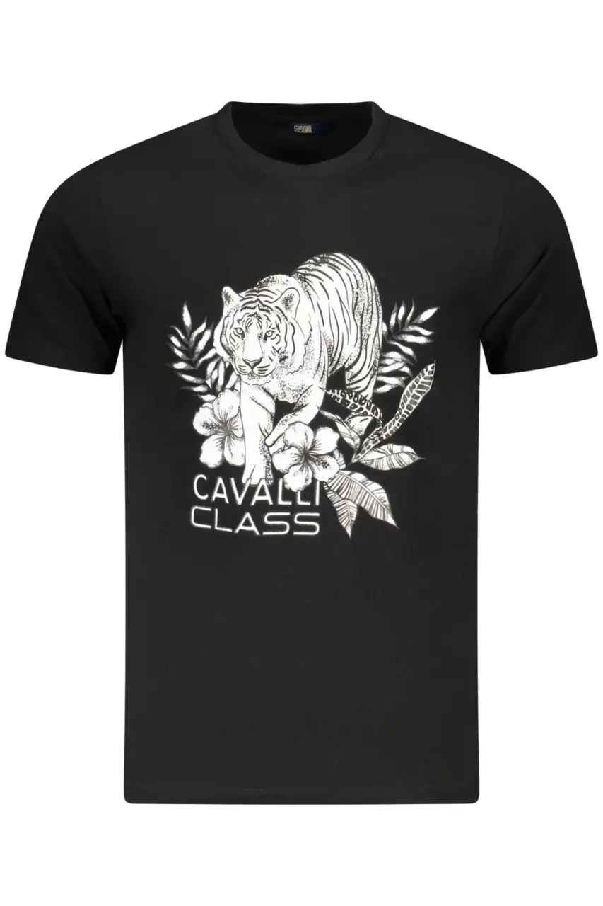 Cavalli Class Muška majica TXT60RJD060, Crna