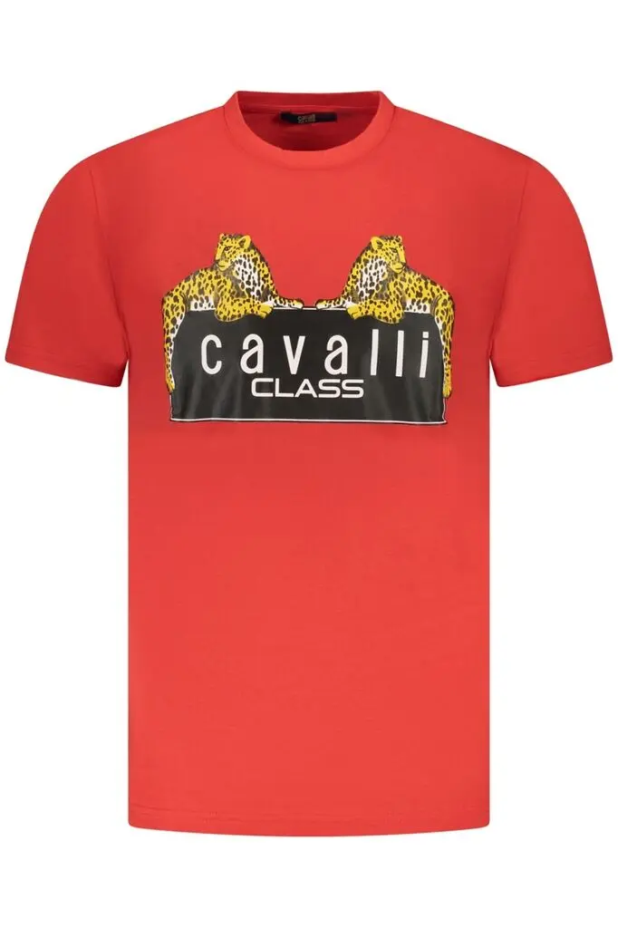 Cavalli Class Muška majica TXT60NJD060, Crvena