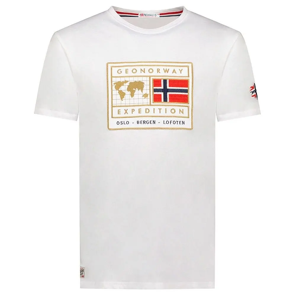 Geographical Norway Muška majica kratkih rukava Jofoten DB White Men 254, Bela
