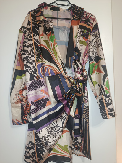 Kimono svilena haljina