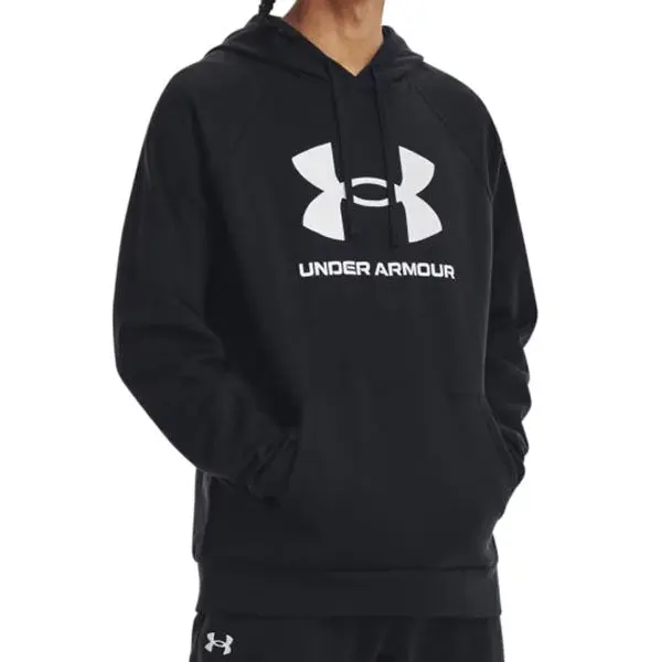 Under Armour Muški duks Rival Fleece Logo HD 1379758-001, Crni
