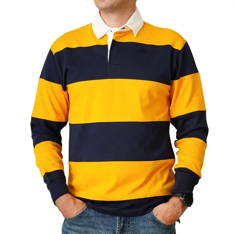 Robe Di Kappa Muški polo duks New Casper, Žuto-crni