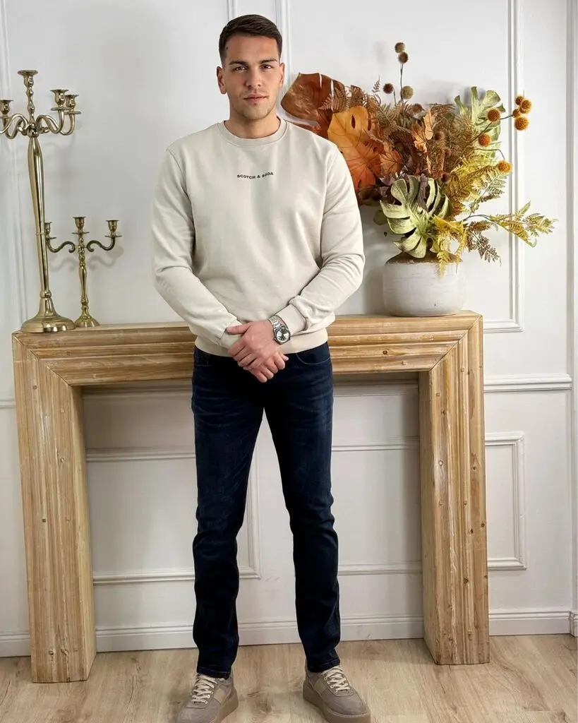 Squareonline Muški duks, Bež