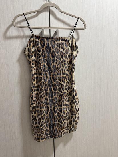 Leopard mini haljina