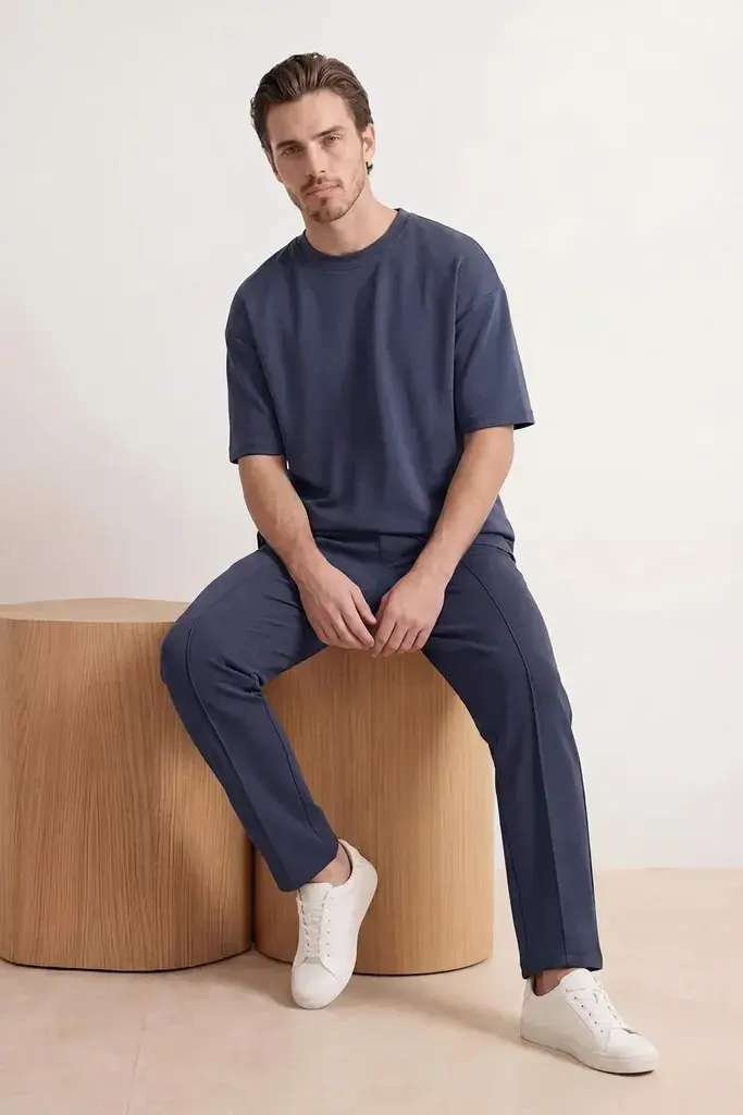 Trendyol MAN muški pantalone Tmnss26Ea00001, indigo