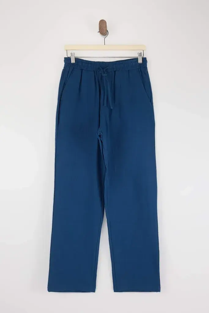 Trendyol Muške pantalone Tmnss25Pl00031, Tamnoplave