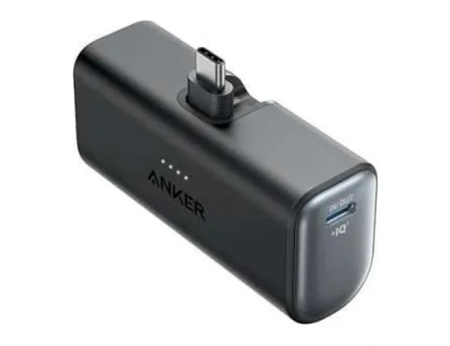 Anker Nano Power Bank 5000mAh 22.5W sa ugrađenim USB-C konektorom crni