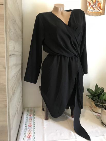 Nova Moda crna preklop i visuljci S/M