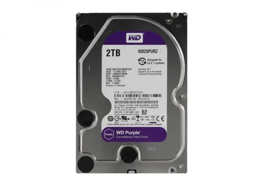 HDD WD SATA 2TB Purple - PURZ