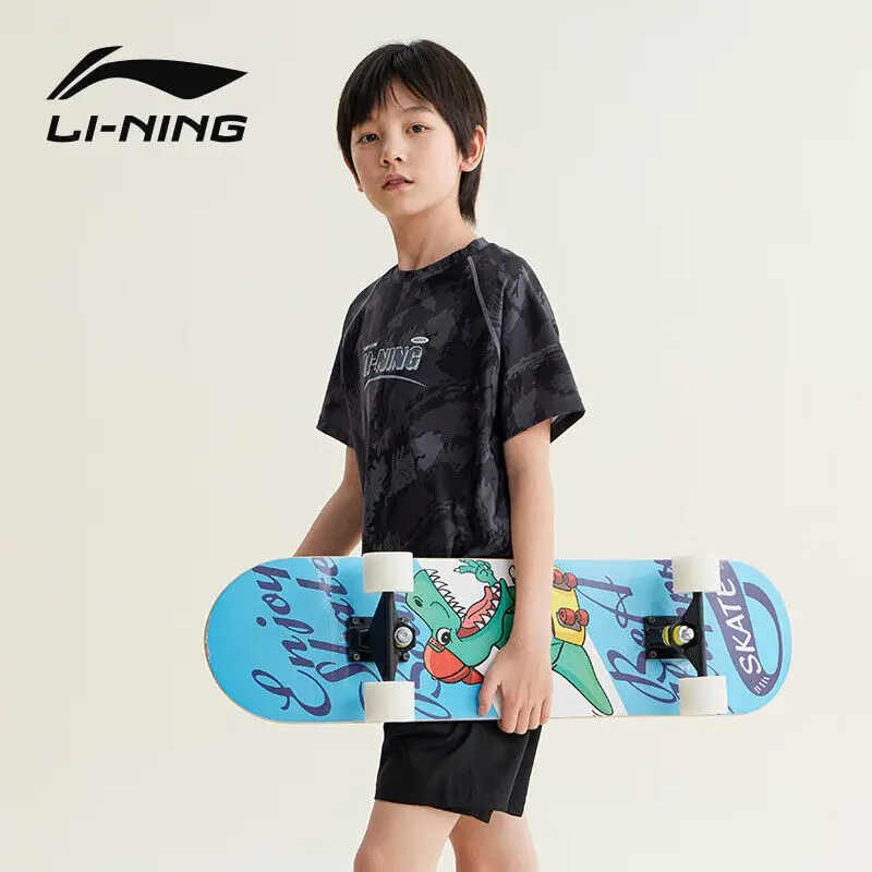 Li-Ning Dvodelni kupaći kostim za dečake, Crni