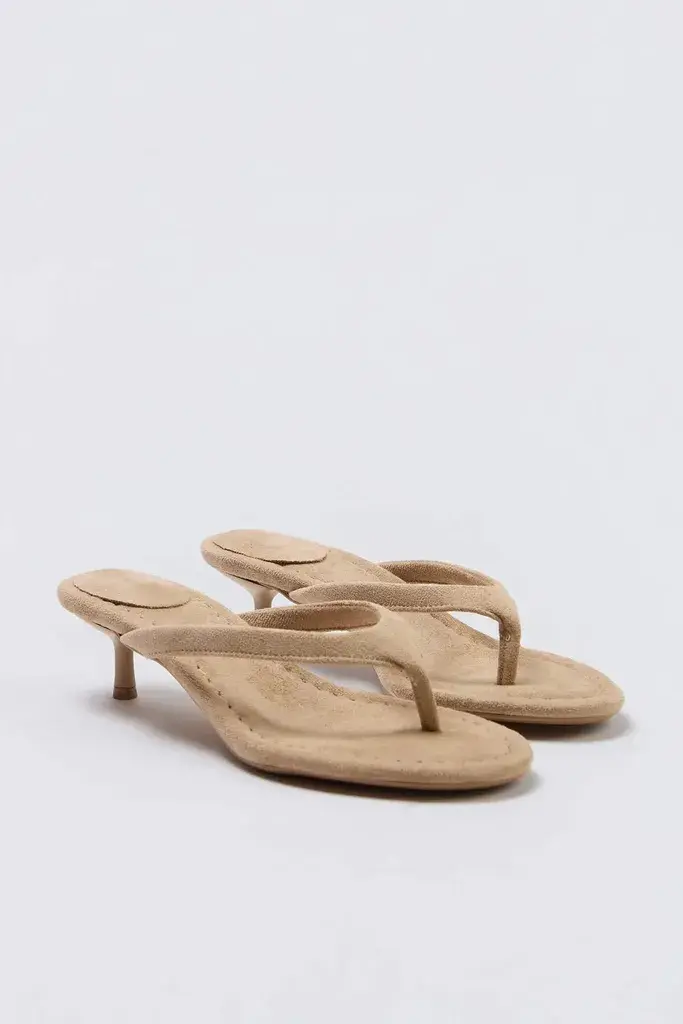 Trendyol Shoes Ženske papuče Takss26To00058, Bež