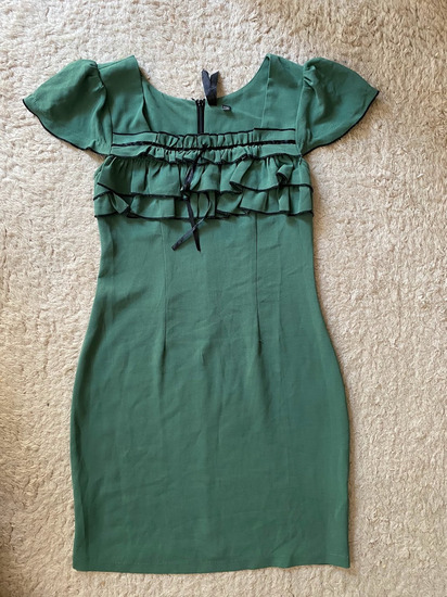 Mini zelena haljina