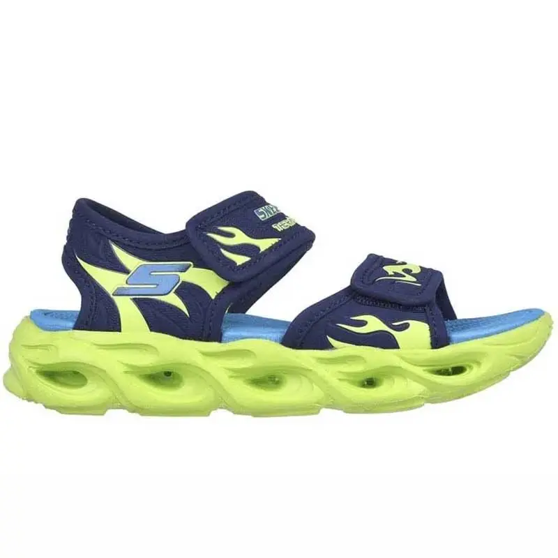 Skechers Sandale za dečake Thermo-Splash - Heat Tide, 400102L-NVLM, Teget-zelene