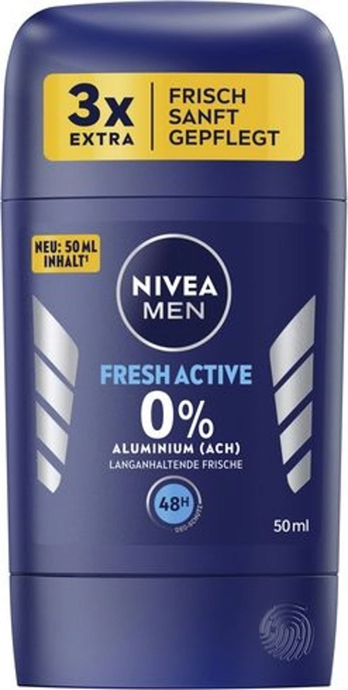 NIVEA STICK 50ML FRESH ACTIVE FOR MEN