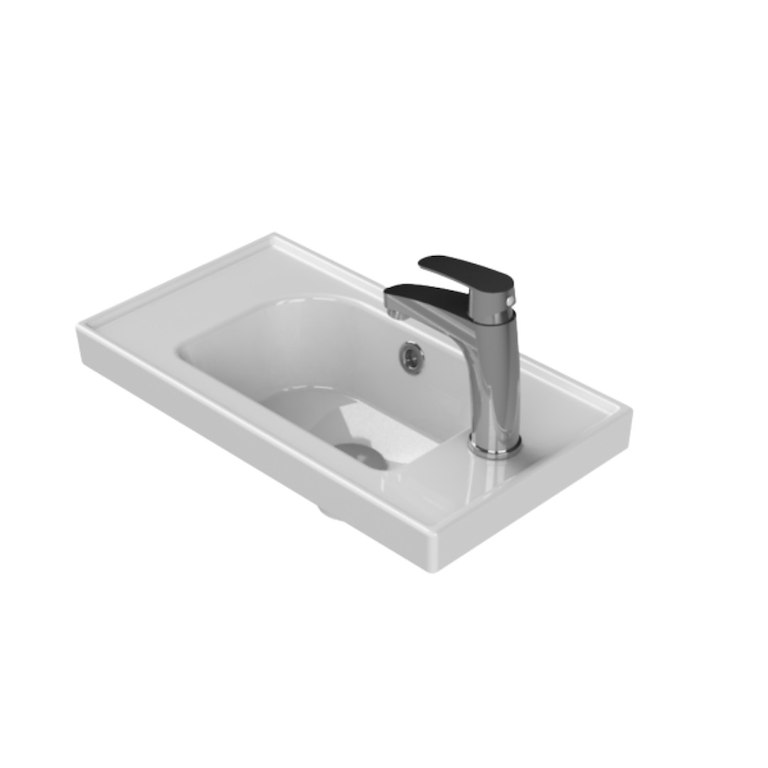 Lavabo Frame 50×28 cm 1700U – zidni model sa etazerom, desni