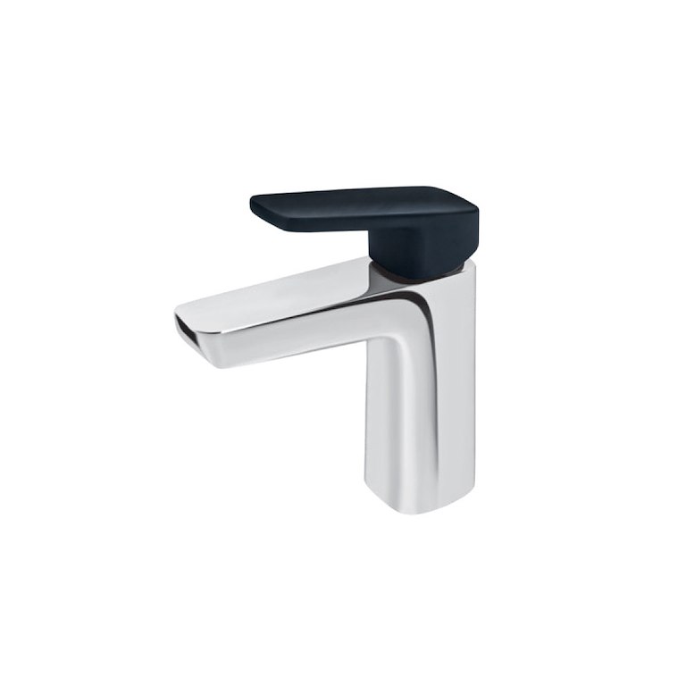 Rosan 130101B baterija za lavabo – hrom-crna mat jednorucna